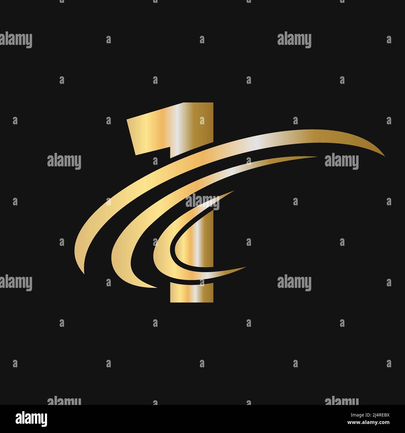Luxury 1 logo Stock Vector Images - Alamy