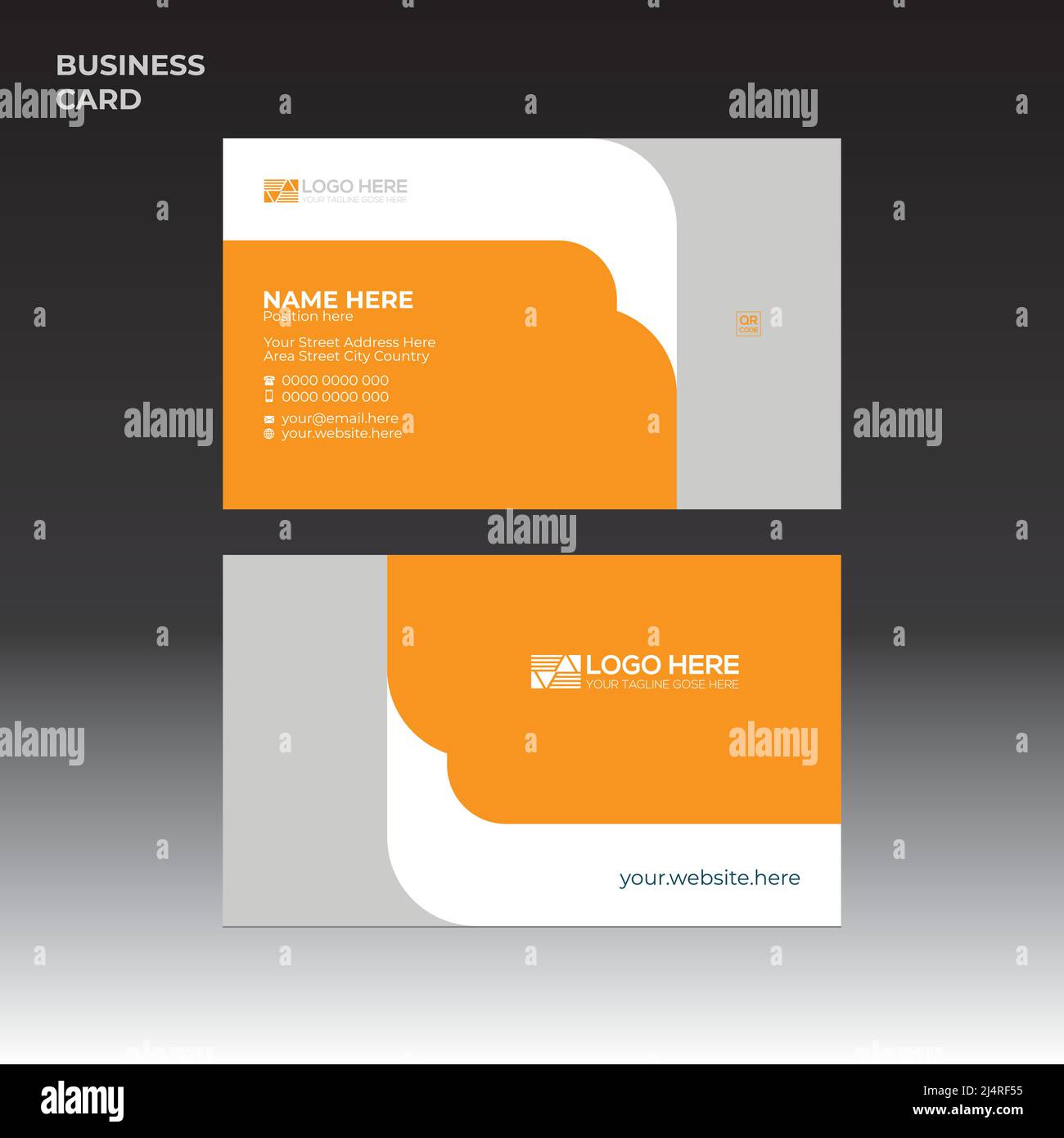 business card for any company use Stock Vector Image & Art - Alamy