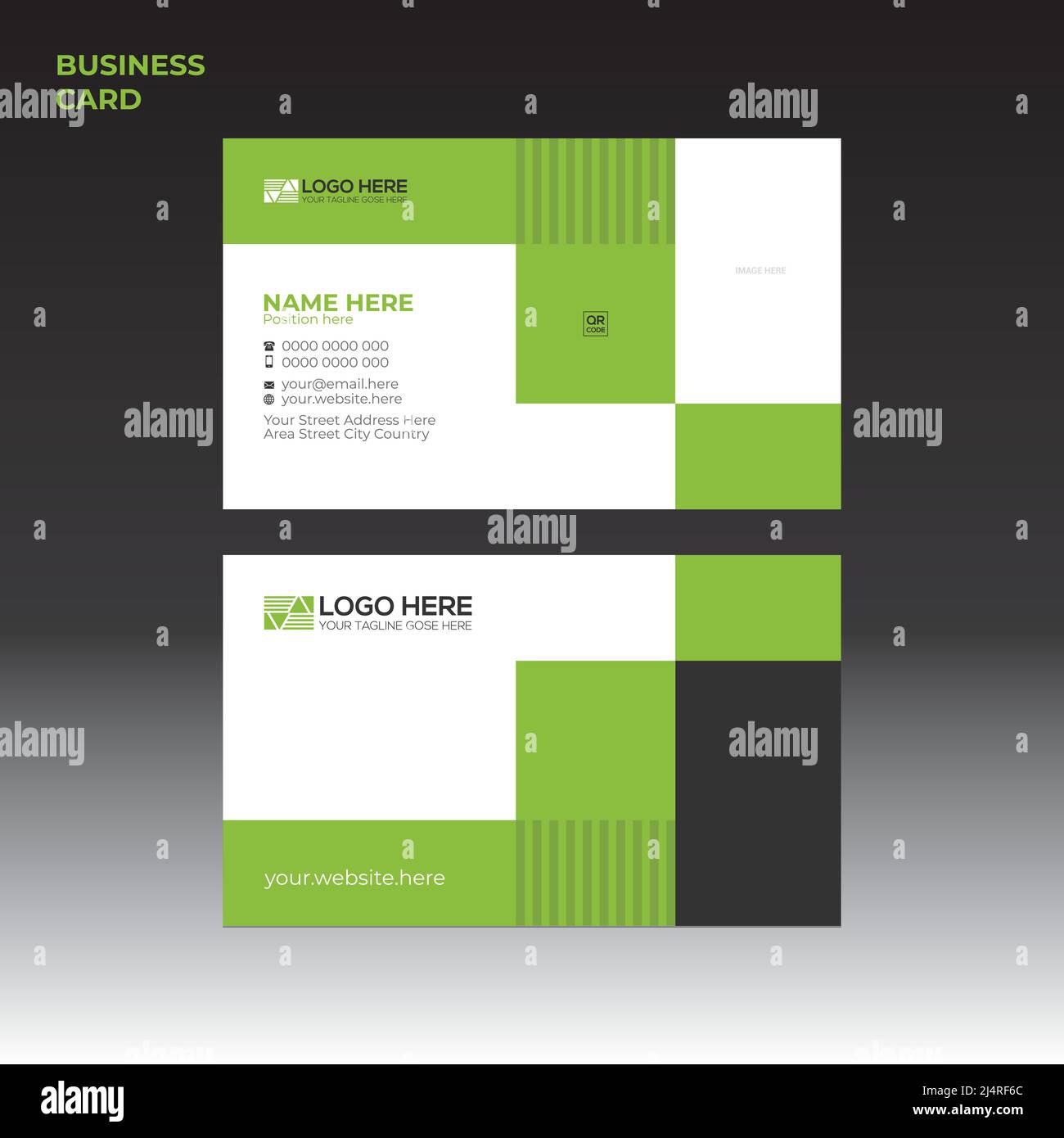 business card for any company use Stock Vector Image & Art - Alamy