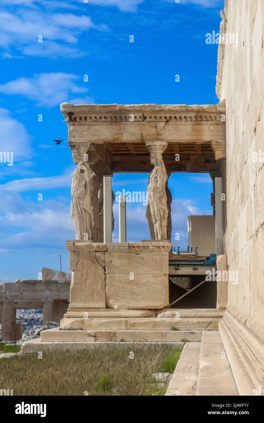 Famous marble caryatids on hi-res stock photography and images - Alamy