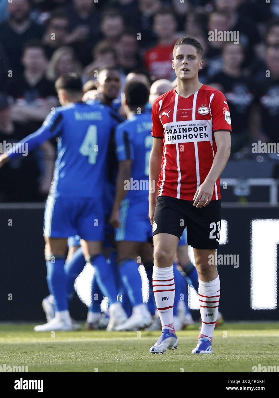 ROTTERDAM - Joey Veerman of PSV Eindhoven during the Dutch TOTO KNVB ...