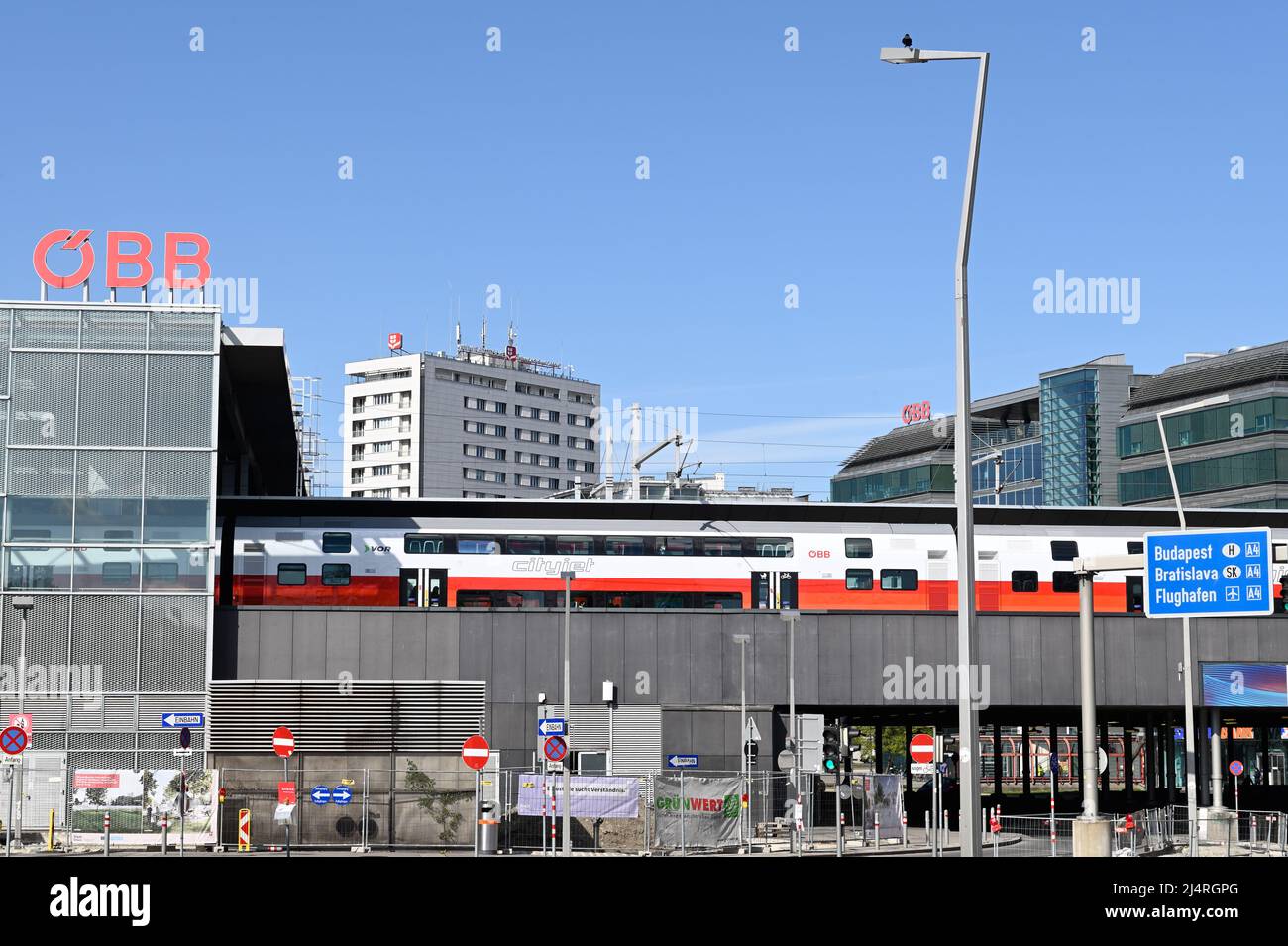 Vienna, Austria. ÖBB train station Praterstern Stock Photo - Alamy