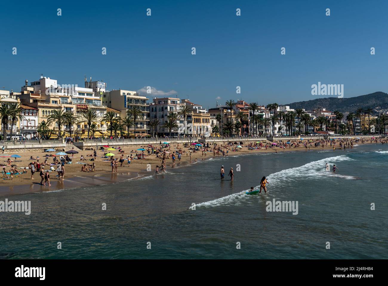 Sitges beachgoers hi-res stock photography and images - Alamy