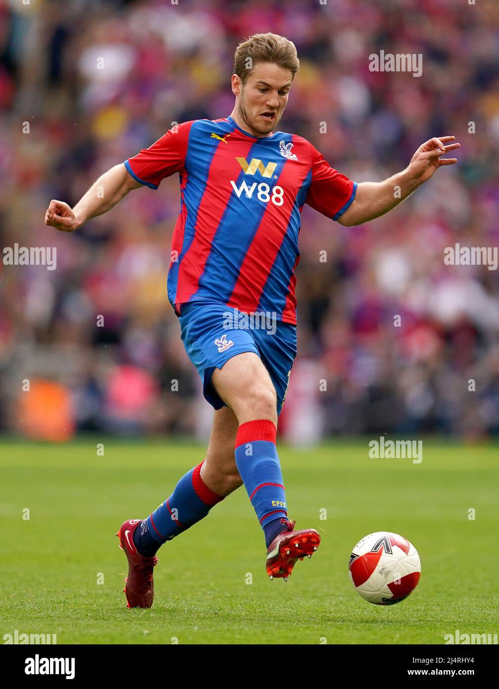 Crystal Palace's Joachim Andersen in action during the Emirates FA Cup ...