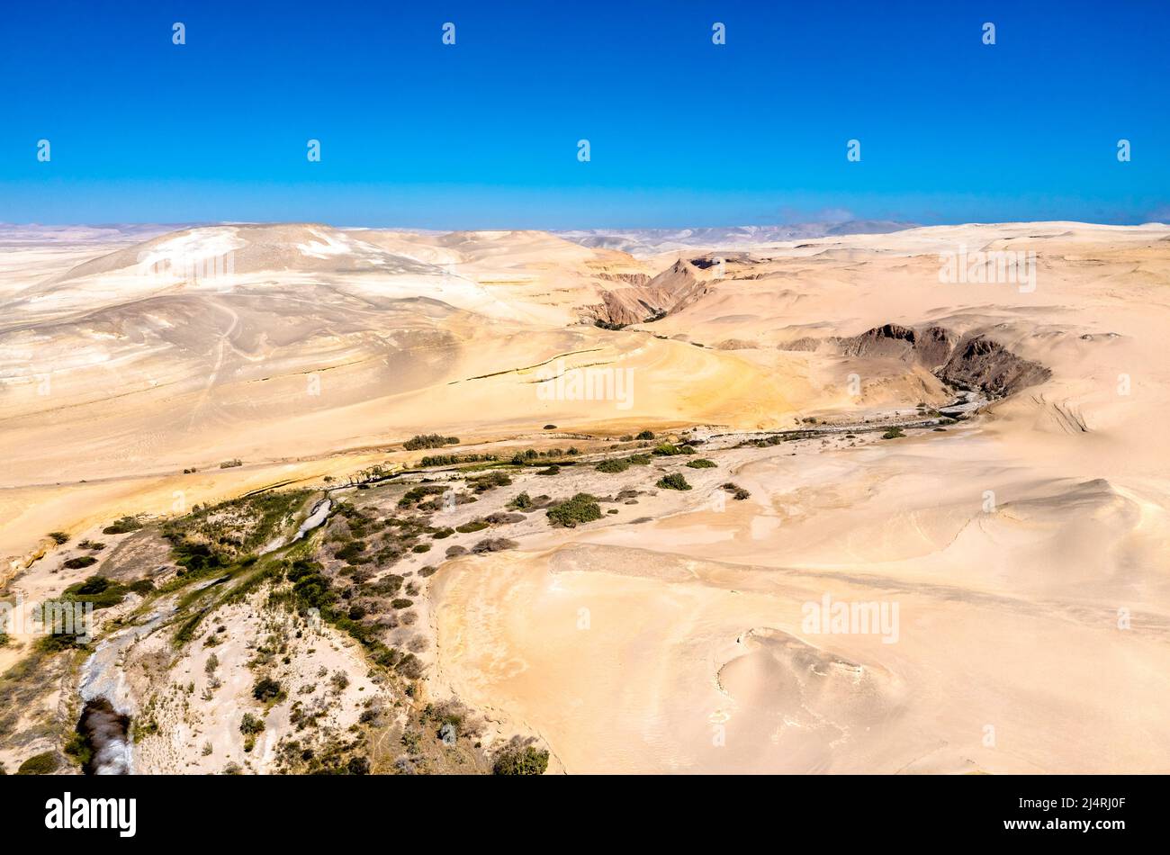 Ica River at Canyon de los Perdidos in Peru Stock Photo - Alamy