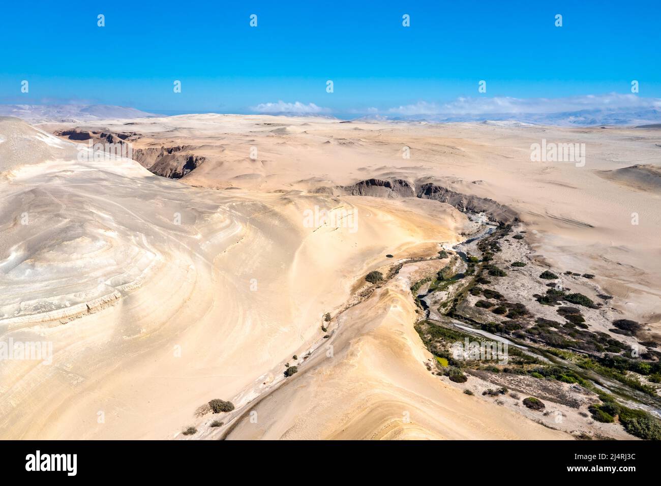 Ica River at Canyon de los Perdidos in Peru Stock Photo - Alamy
