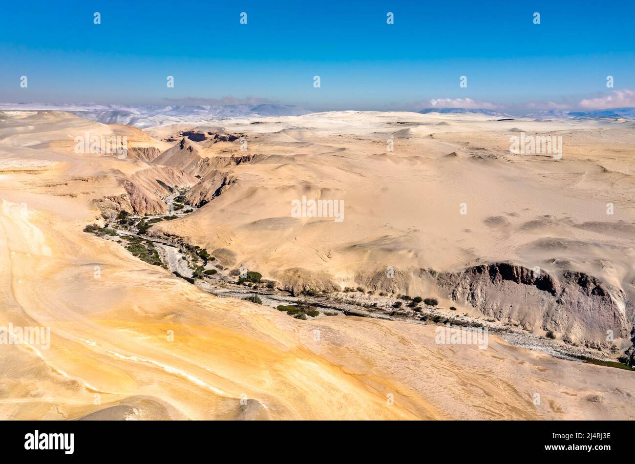 Ica River at Canyon de los Perdidos in Peru Stock Photo - Alamy