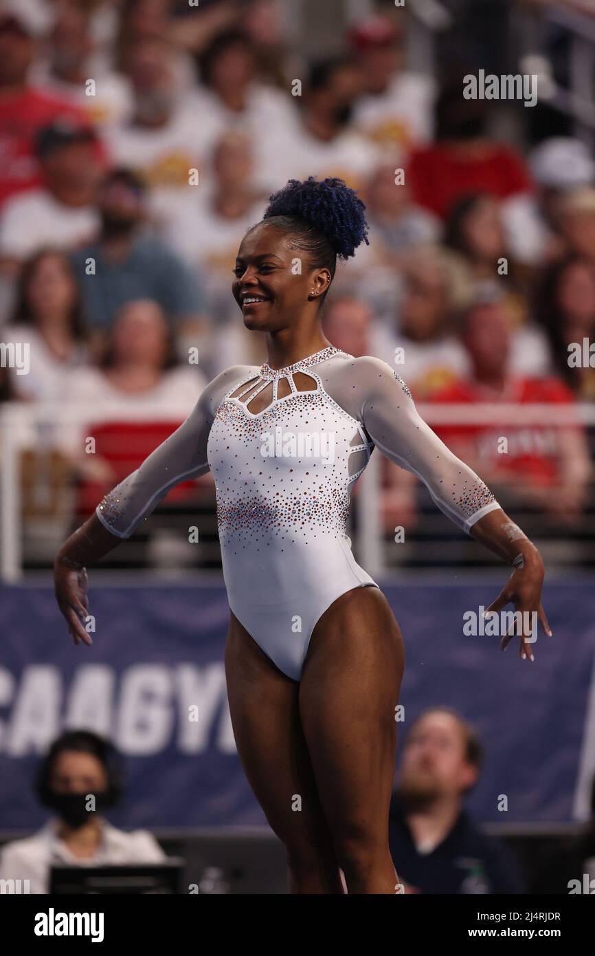 April 16, 2022: University of Florida senior Trinity Thomas competes ...