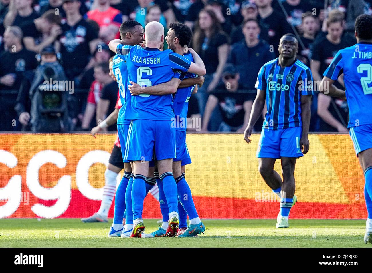 ROTTERDAM, NETHERLANDS - APRIL 17: Noussair Mazraoui of Ajax ...