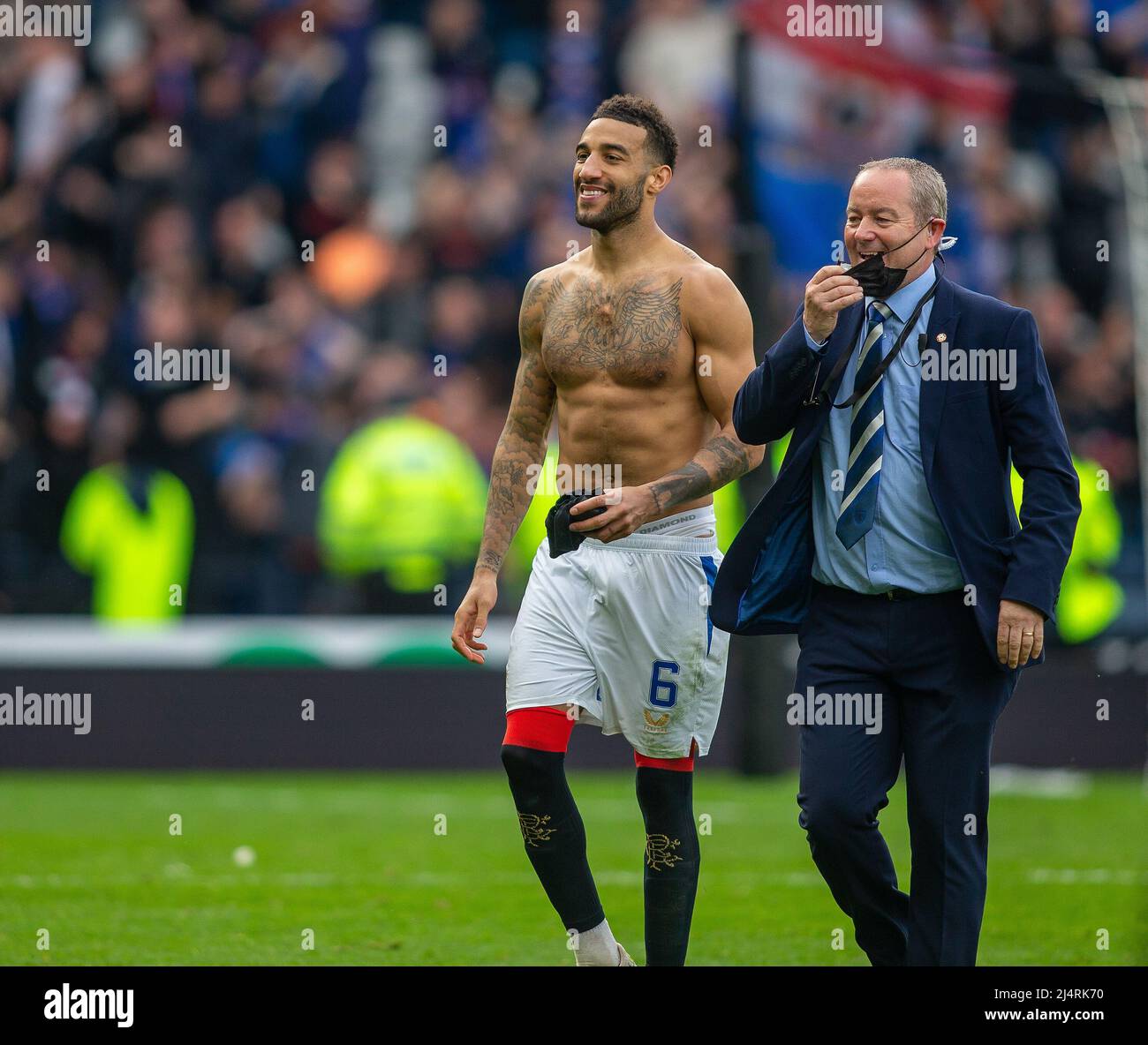 Hampden Park, Gasgow, UK. 17th Apr, 2022. Scottish Cup semi-final ...