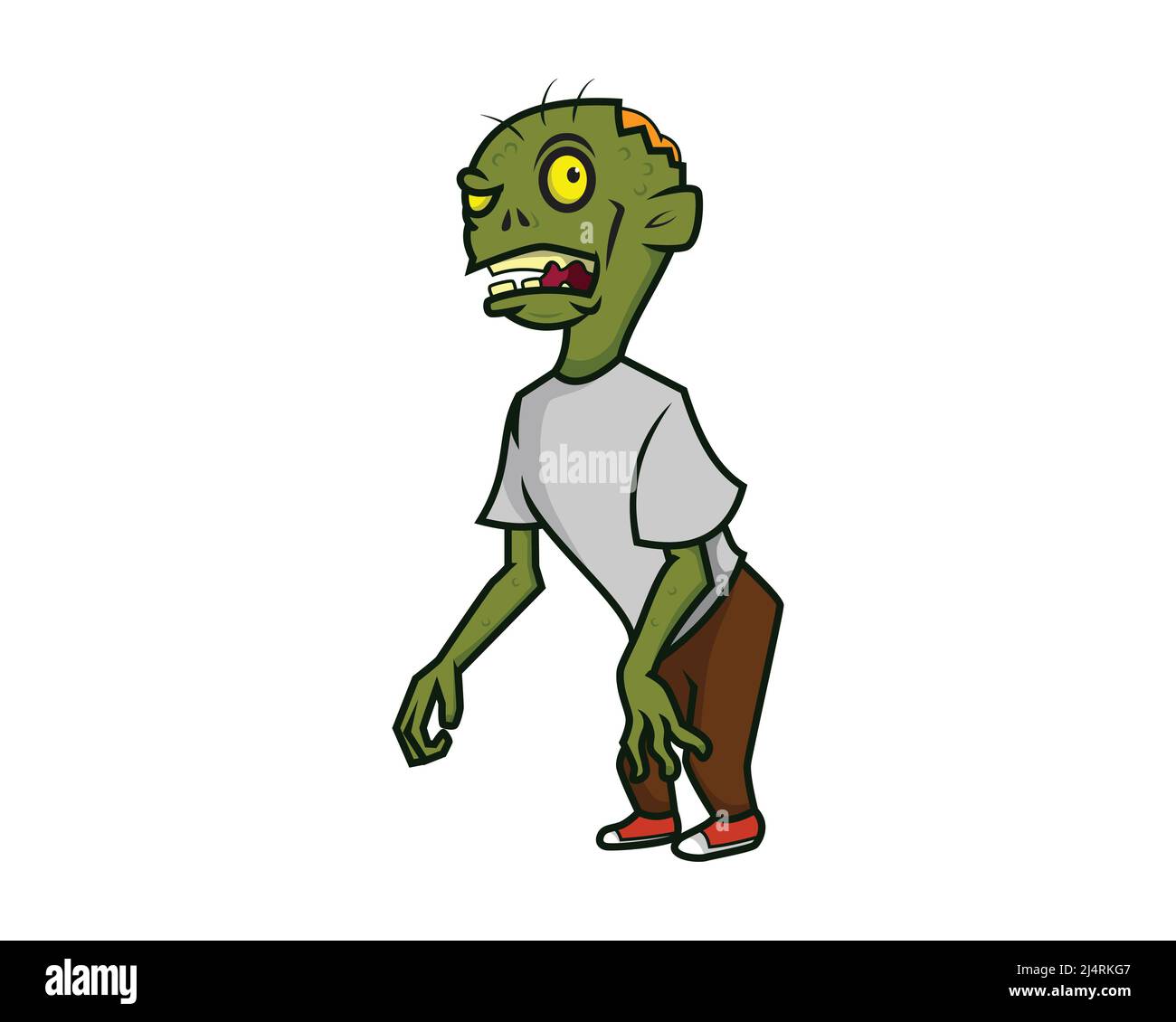 Zombie Bite Mark Cartoon