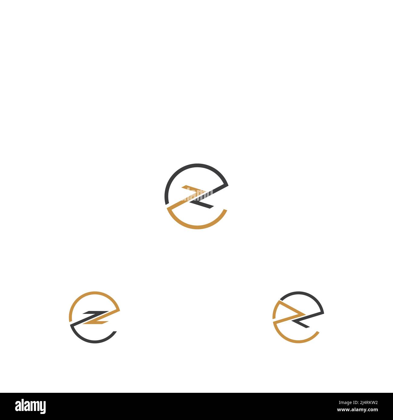 Alphabet Initials logo EZ, ZE, E and Z Stock Vector Image & Art - Alamy
