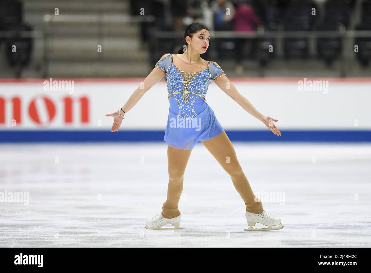Sofia Lexi Jacqueline FRANK (PHI), during Women Free Skating, at the ...