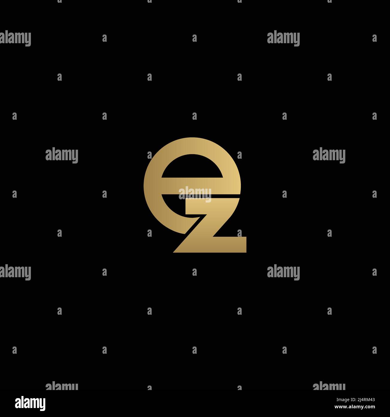 Alphabet Initials logo EZ, ZE, E and Z Stock Vector Image & Art - Alamy