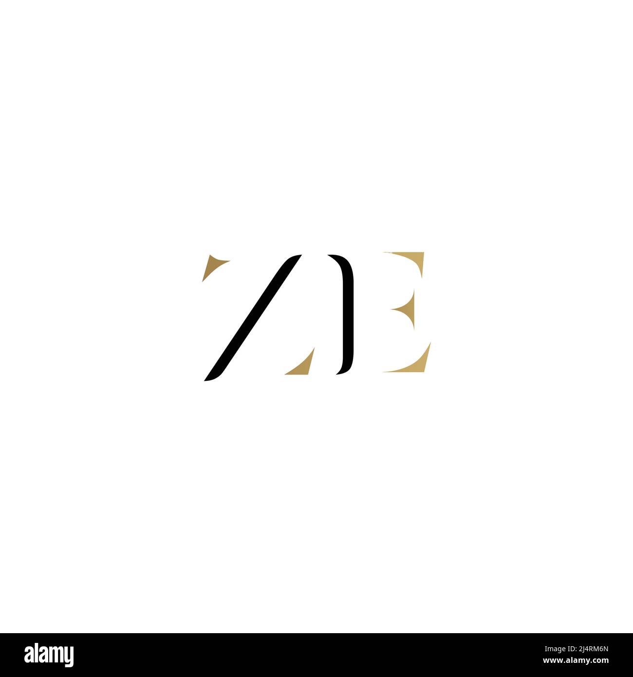 Alphabet Initials logo EZ, ZE, E and Z Stock Vector Image & Art - Alamy