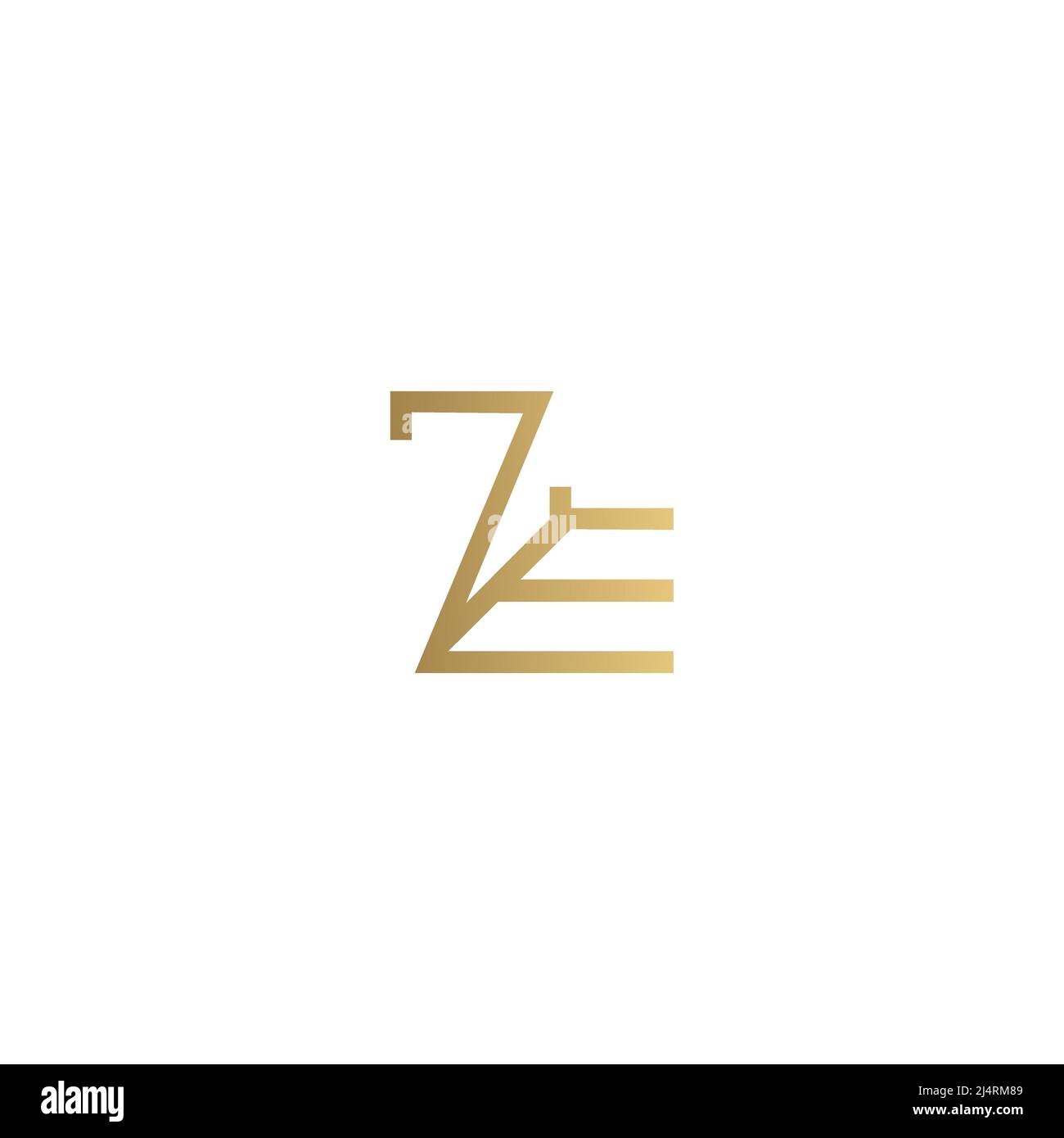 Alphabet Initials logo EZ, ZE, E and Z Stock Vector Image & Art - Alamy
