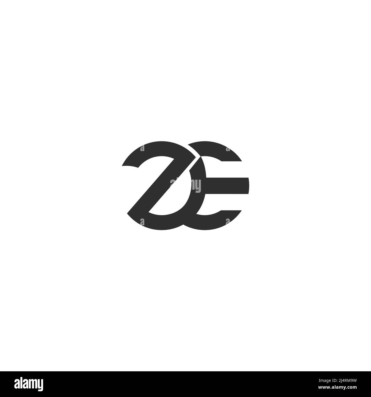 Alphabet Initials logo EZ, ZE, E and Z Stock Vector Image & Art - Alamy