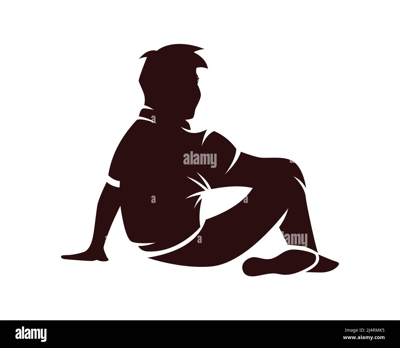 Contemplating view Stock Vector Images - Alamy