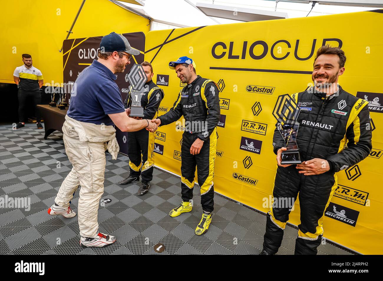 POUGET David (fra), GPA Racing, Clio Cup 2022, portrait FEBREAU Julien ...