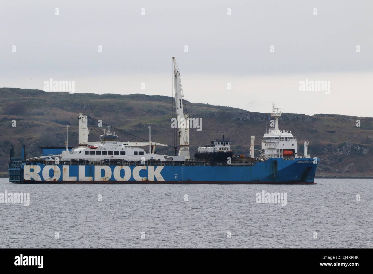 RollDock Storm, a ST-class semi-submersible heavy lift transport vessel ...