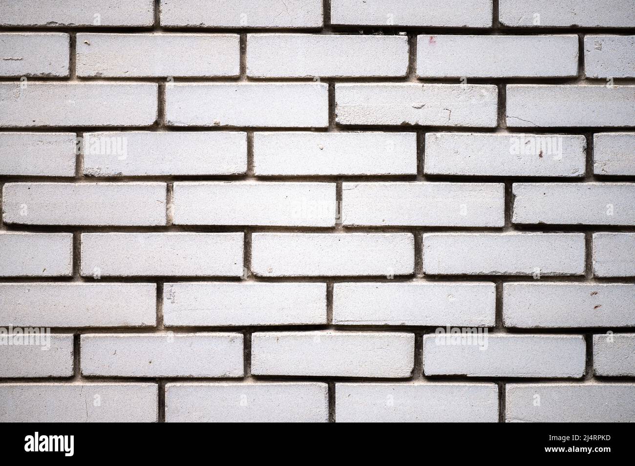 Empty, old white brick wall background with copy space Stock Photo - Alamy