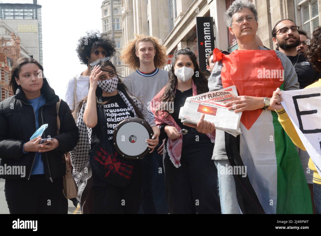 car driver get to remonstrate with the road blockers Stock Photo - Alamy
