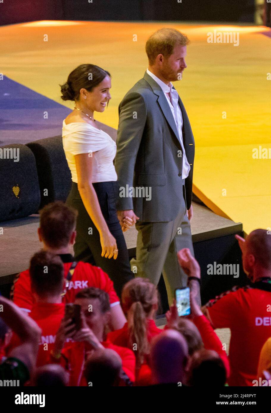 16-04-2022 The Hague Prince Harry, Duke of Sussex and Meghan Markle ...