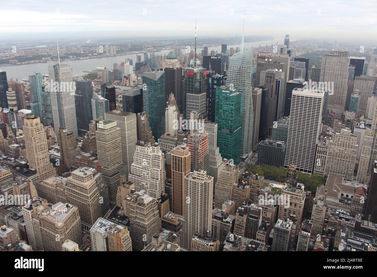 New York, Manhattan from above Stock Photo - Alamy