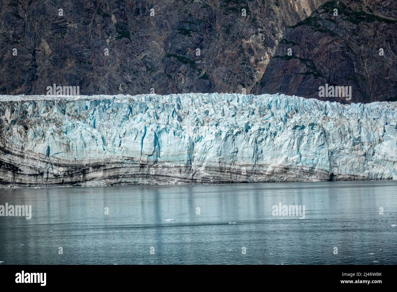 The Grand Pacific Glacier Ice Face In Tarr Inlet Glacier Bay Alaska ...