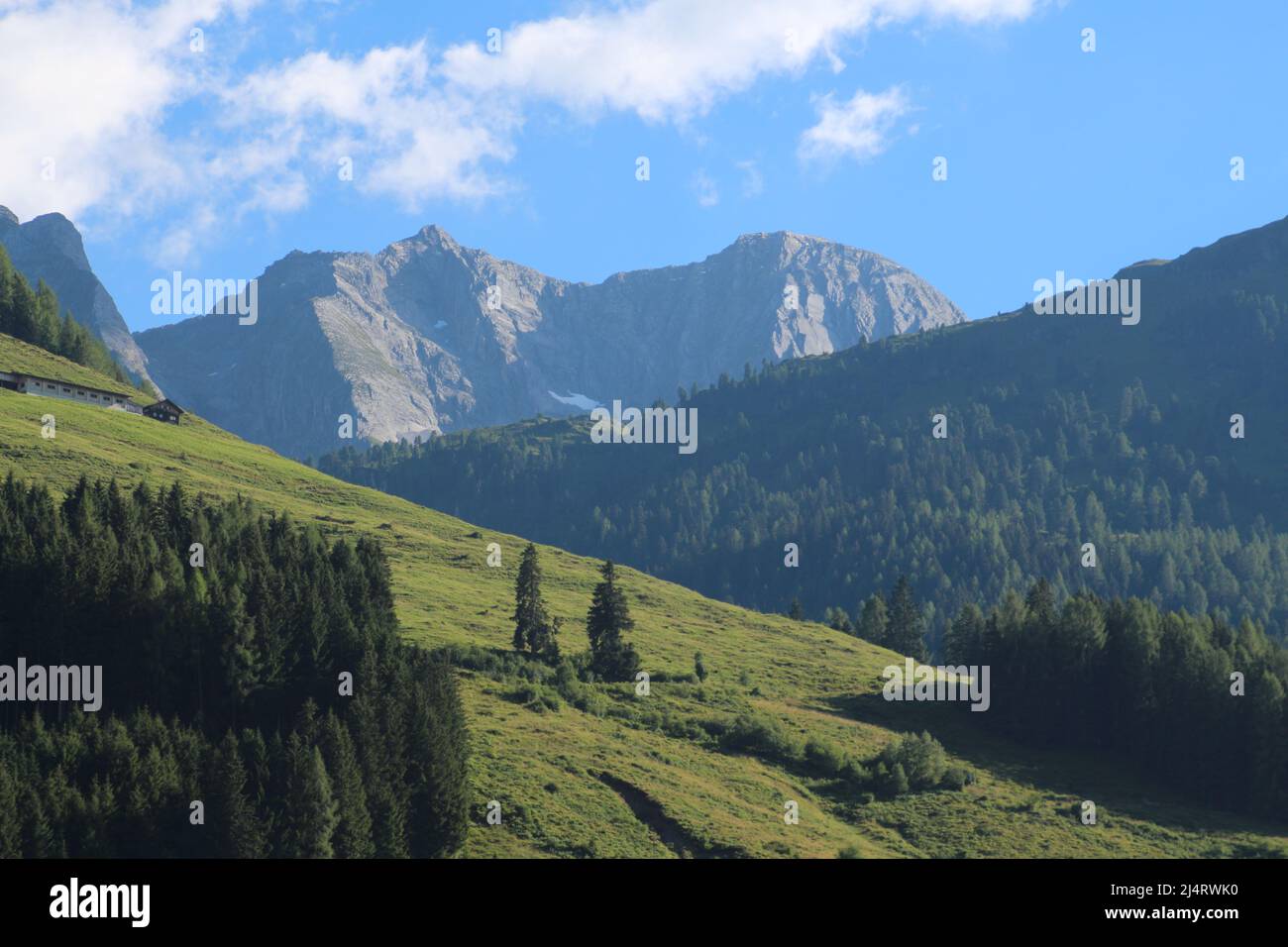 Landscape in the Alps, Austria Stock Photo - Alamy