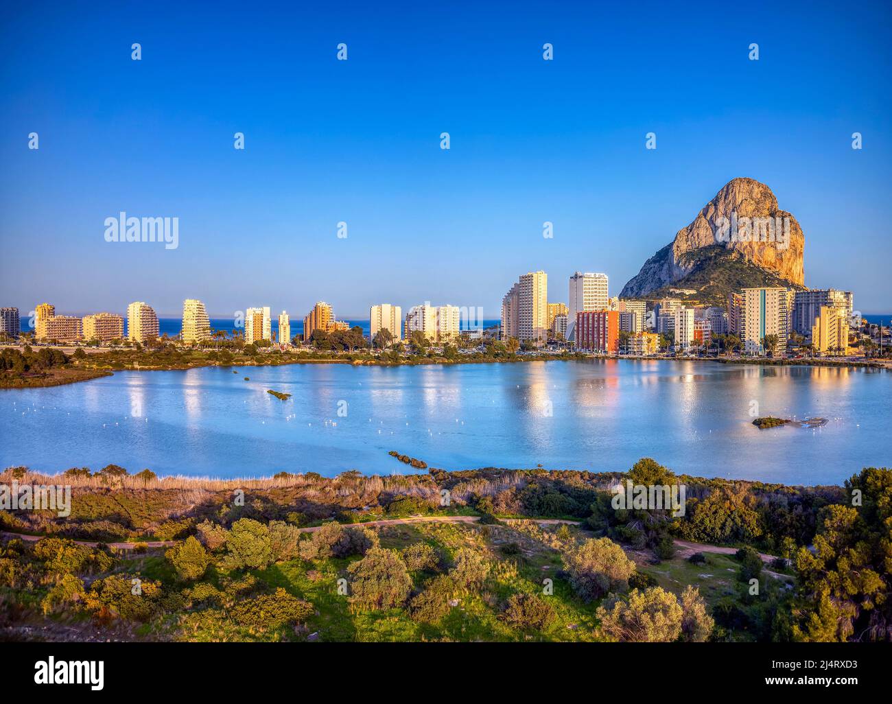 Skyline calpe costa blanca spain hi-res stock photography and images ...