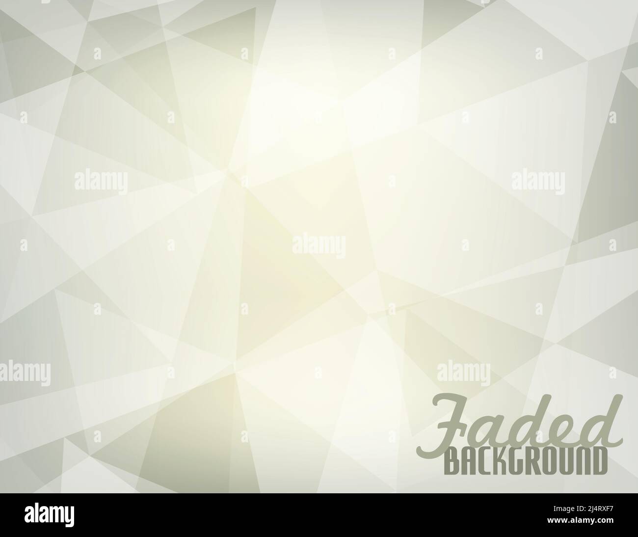 Abstract horizontal faded background with transparent triangles ...