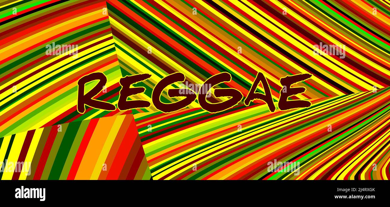 Striped multicolor Reggae background with red, yellow and green stripes ...