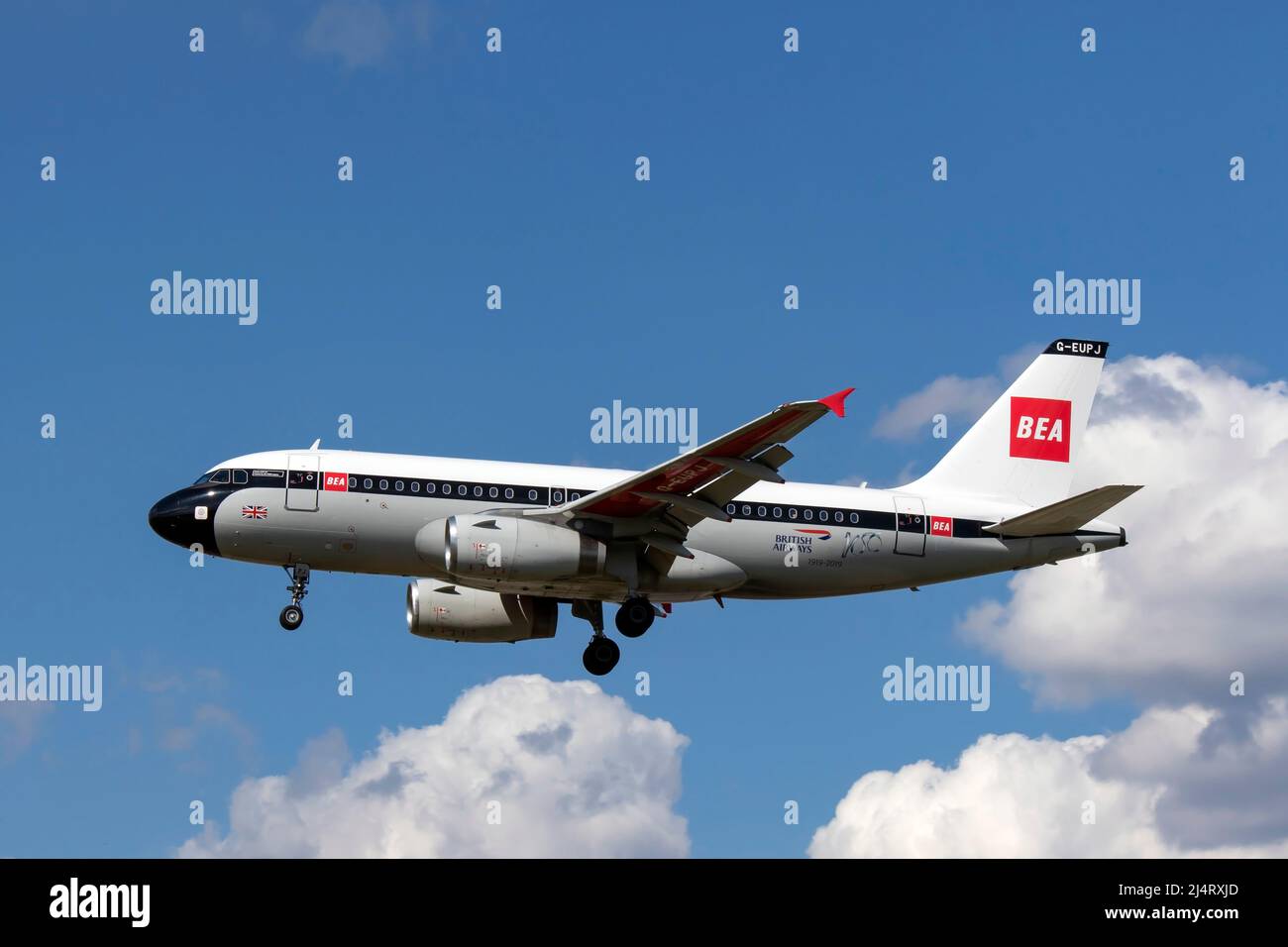 British Airways Airbus A320 in British European Airways BEA scheme ...