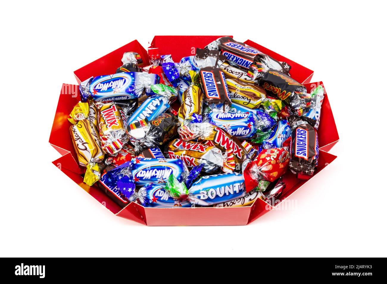 Celebrations Centerpiece Gift Box Stock Photo - Alamy