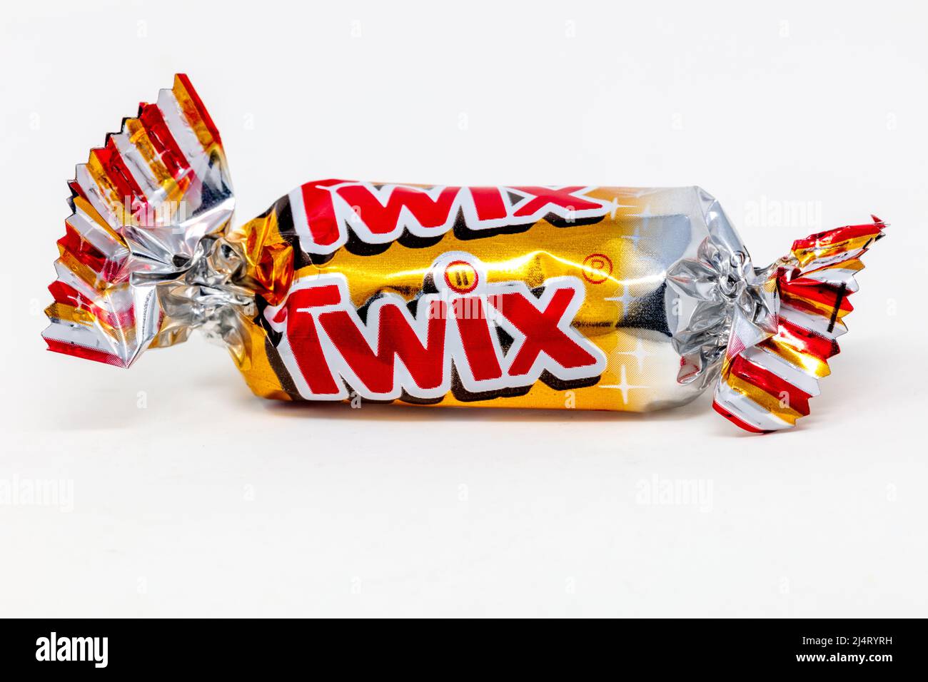 Twix Celebrations Chocolate on a white background Stock Photo - Alamy