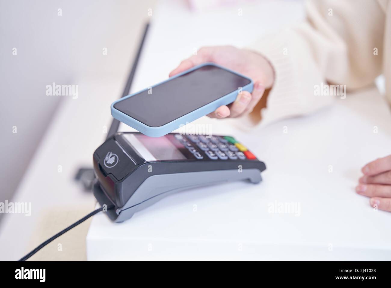 Beauty salon reception reception spa hi-res stock photography and ...