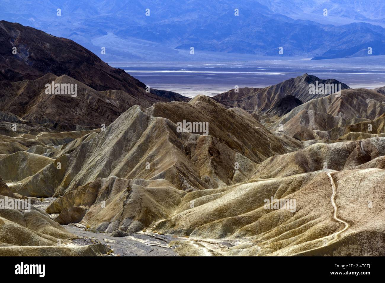 Death Valley Zabriskie Point Bumpy Landscape Stock Photo - Alamy