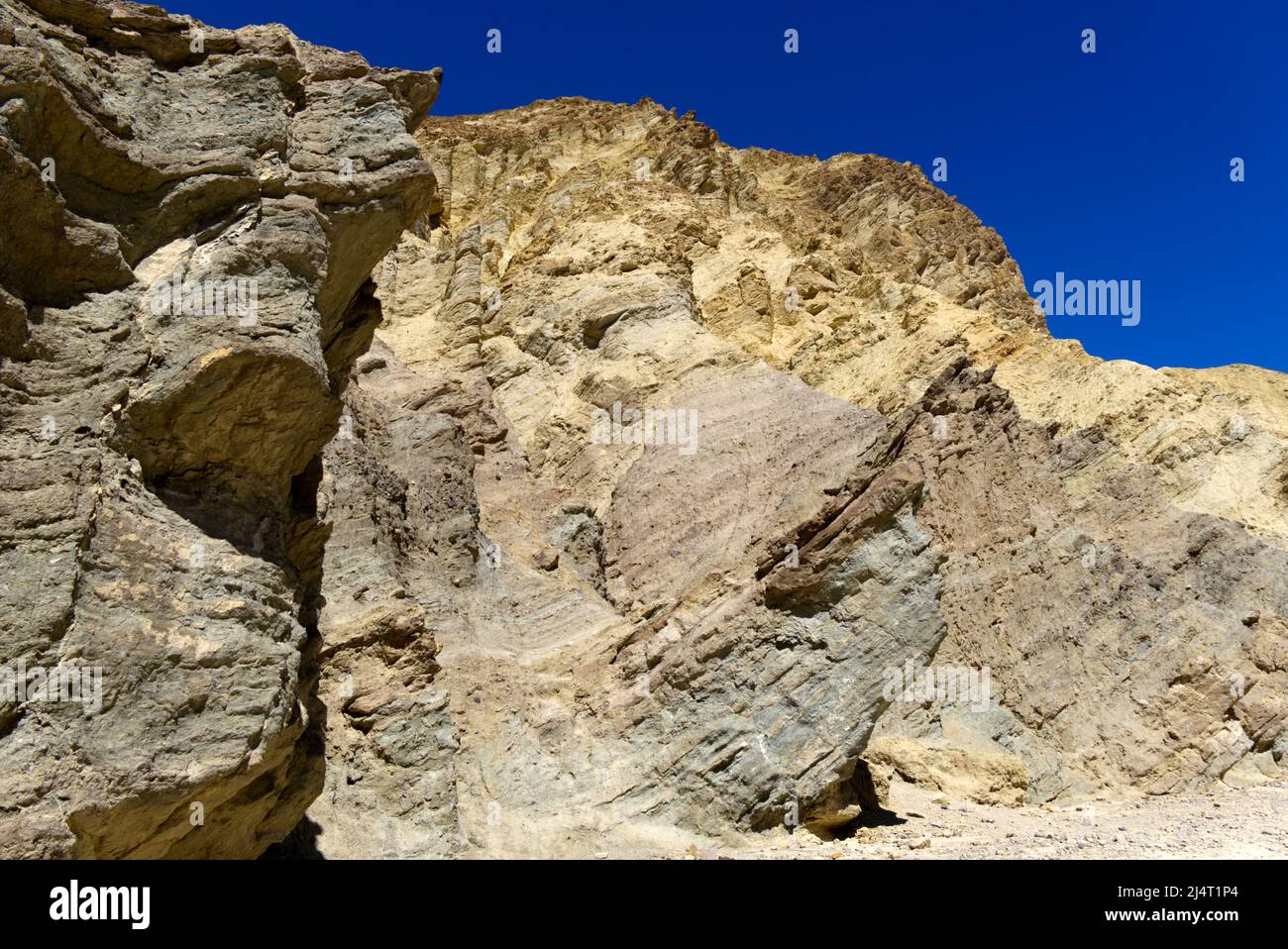 Death Valley Golden Canyon Trail Geology Stock Photo - Alamy