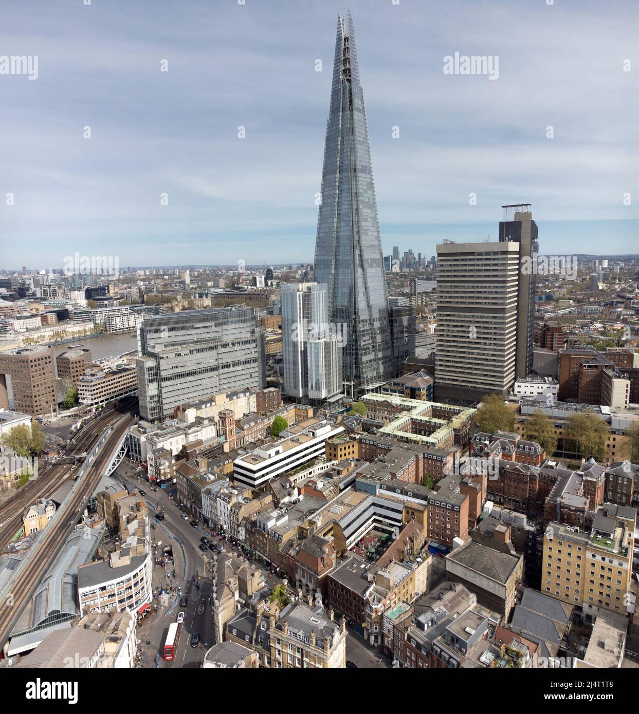 Bankside and London Bridge area Stock Photo - Alamy