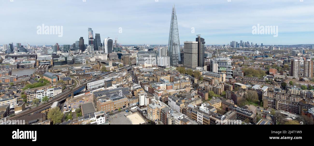 Bankside, Borough and London Bridge area Stock Photo - Alamy