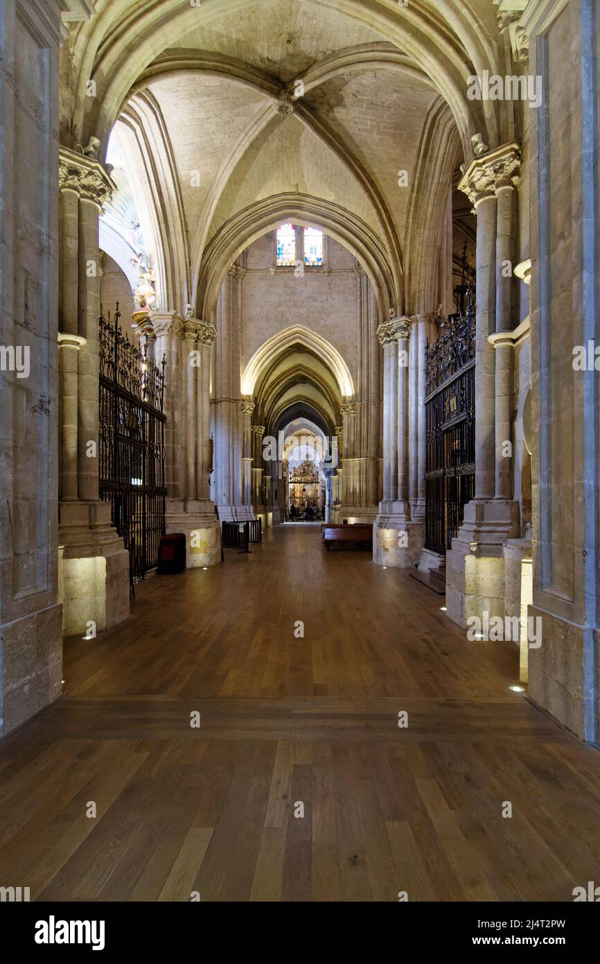 Cathedral of the assumption of el burgo de osma hi-res stock ...