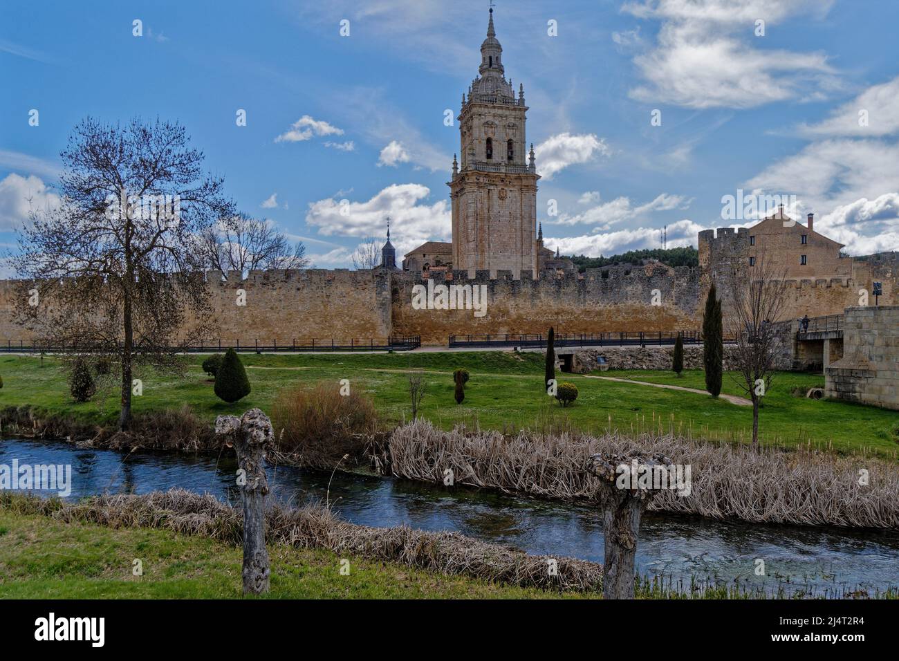 Burgo de Osma, Spain. 02th Apr, 2022. Cathedral of the Assumption of El ...