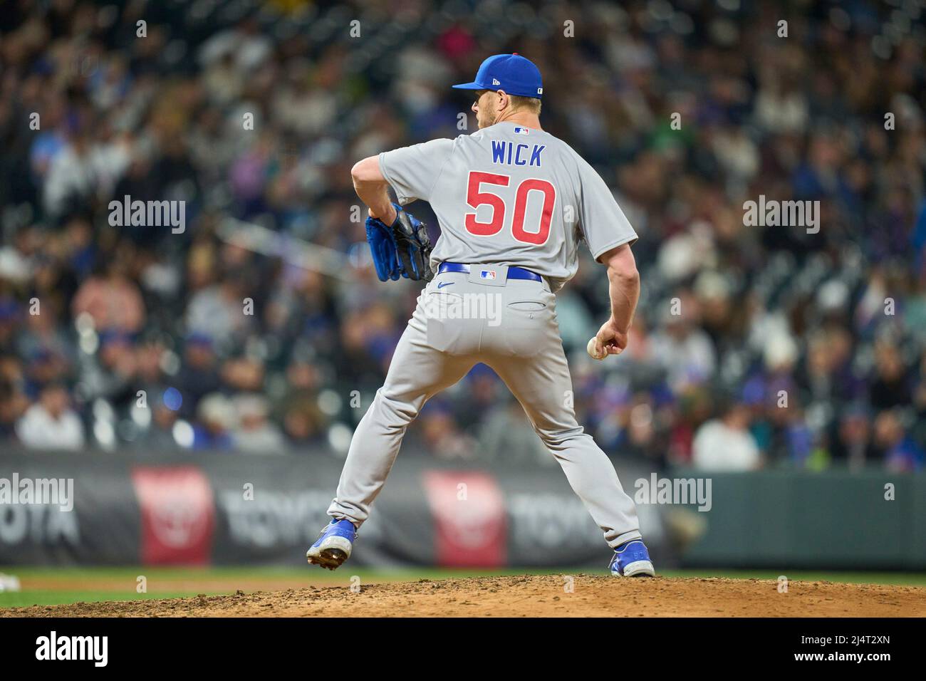 April 16 2022: Chicago pitcher Rowan Wick (50) throws a pitch during ...