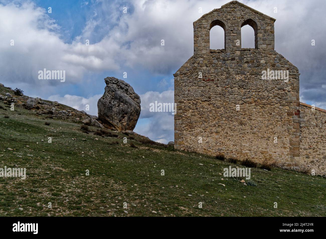 Gormaz, Spain. 02th Apr, 2022. Hermitage of San Miguel de Gormaz 11th ...