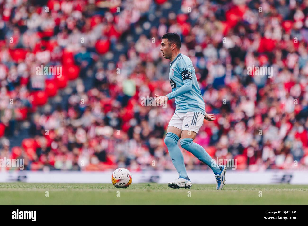 Bilbao, Basque Country, Spain. 17th Apr, 2022. IAGO ASPAS (10) of Celta ...