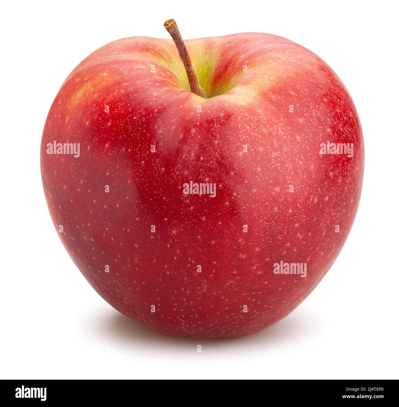red apple path isolated on white Stock Photo - Alamy