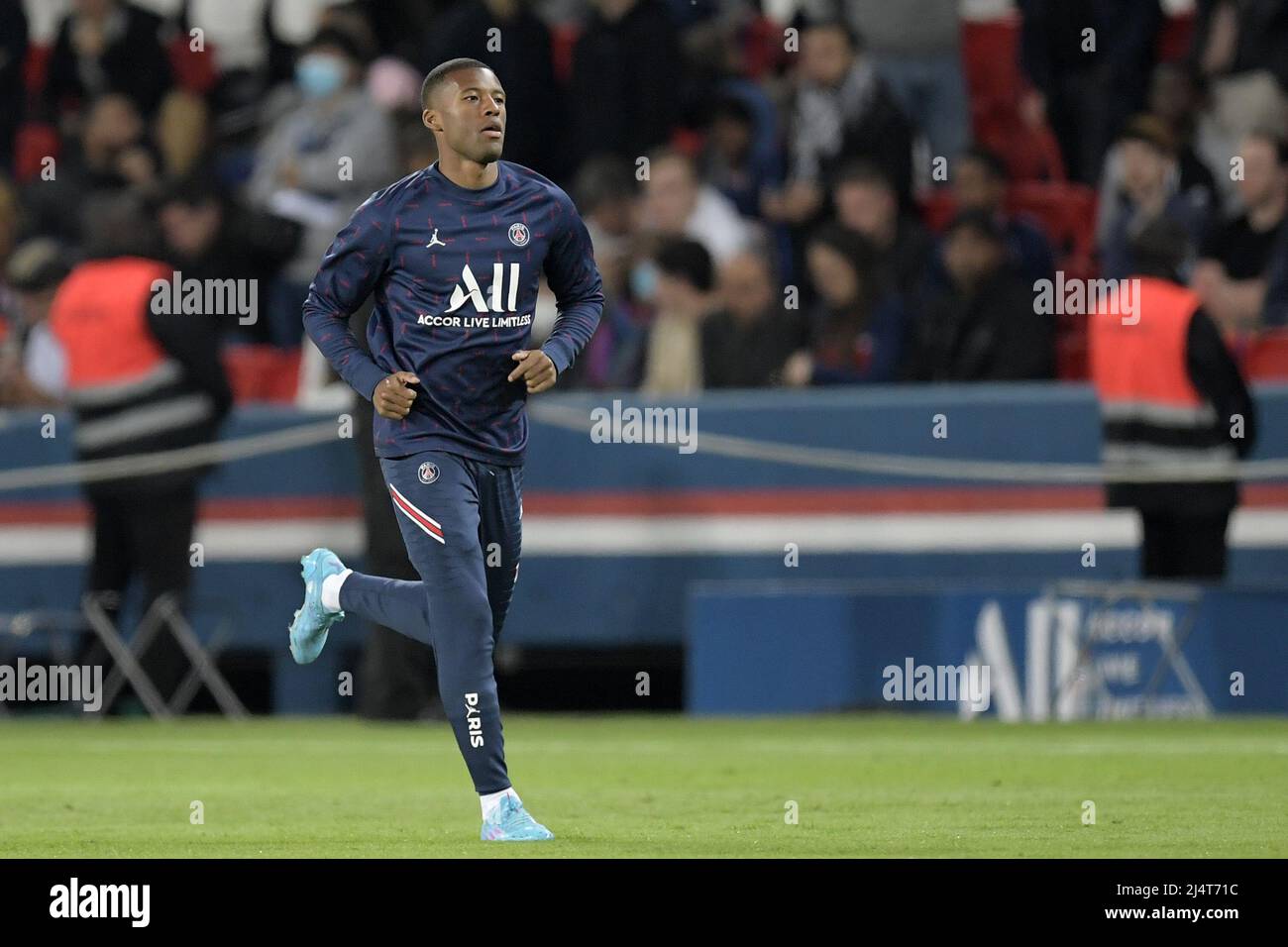 PARIS - Georginio Wijnaldum of Paris Saint-Germain during the French ...