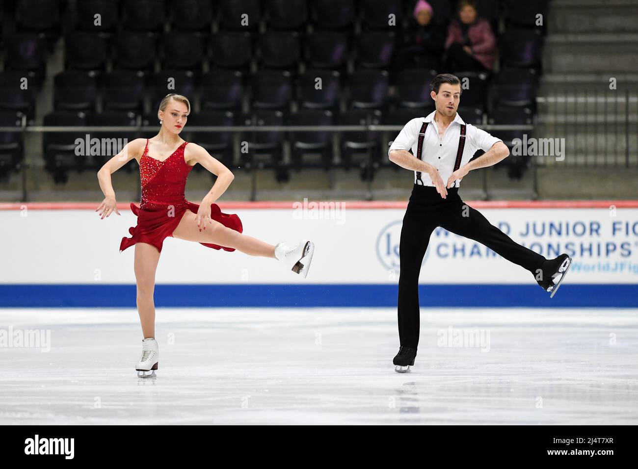 Phebe BEKKER & James HERNANDEZ (GBR), during Ice Dance Free Dance, at ...
