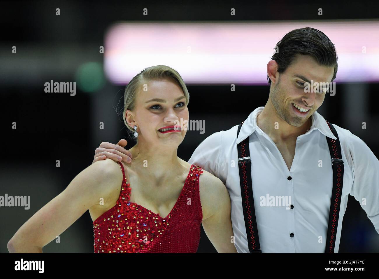 Phebe BEKKER & James HERNANDEZ (GBR), during Ice Dance Free Dance, at ...